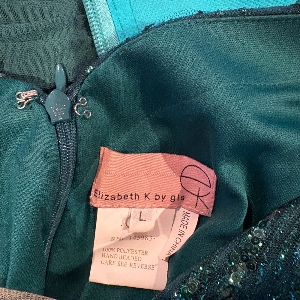 Green Mermaid Evening Gown - Gem